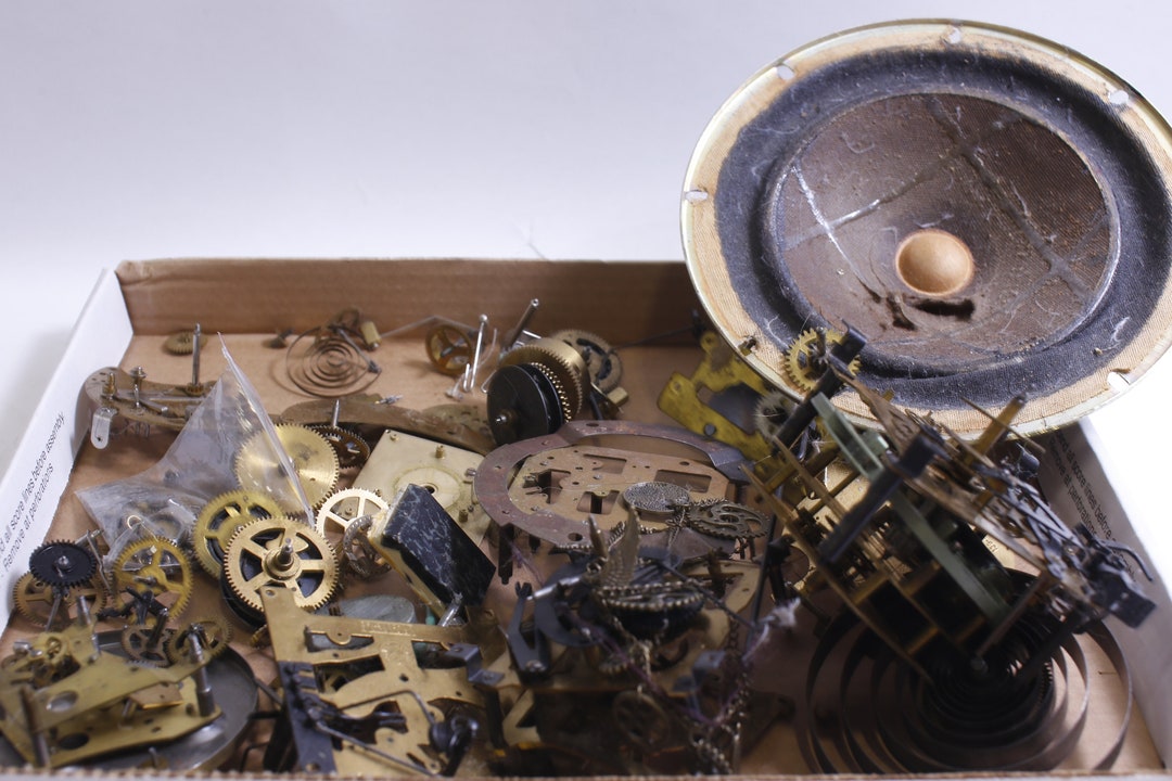Huge Collection of Clock Parts, Watch Parts, Gears, Speaker Parts ...