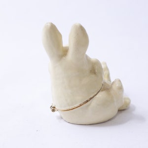 Little Bejeweled Enameled Rabbit Trinket Box With Rhinestones ...