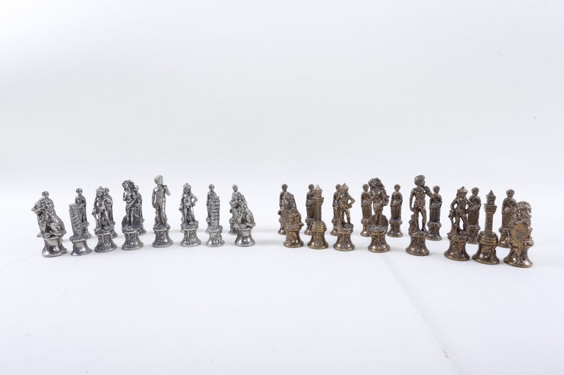 Florence Italian Renaissance Art Chess Set Figures Statue of | Etsy