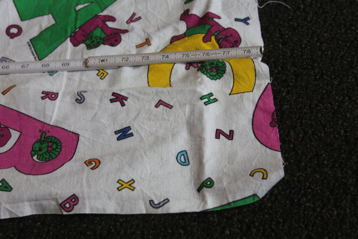 Barney ABC Fabric Letters Classic Table Cloth Throw - Etsy