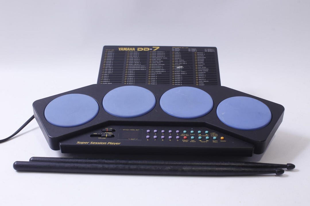 Yamaha, DD-7, Super Session Player, Drum Machine, Electronic ...