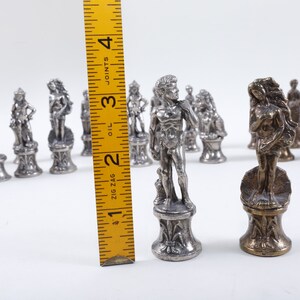 Florence Italian Renaissance Art Chess Set Figures Statue of David ...