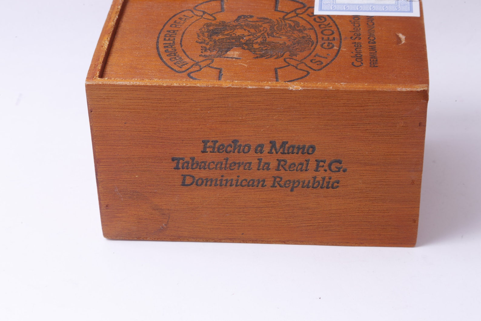 Tabacalera Real St George Cigars Wooden Box Cabinet - Etsy
