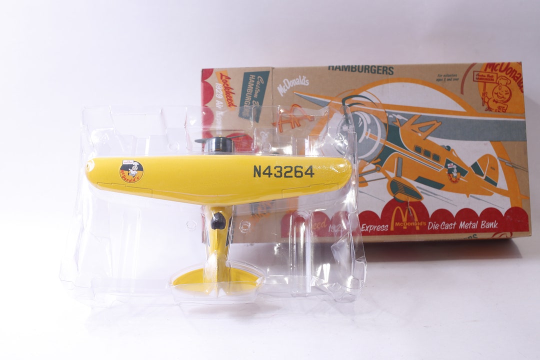 Mcdonald's, Lockheed, 1929 Air Express, Die Cast Metal Airplane, Coin ...