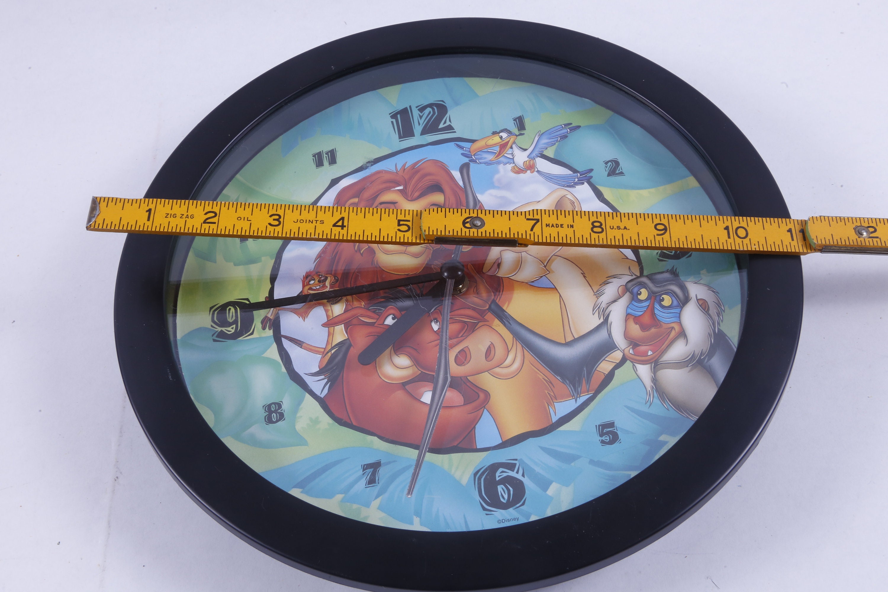 Disney, the Lion King, Round, Clock, Wall Hanging, Cartoon, Kids Room ...