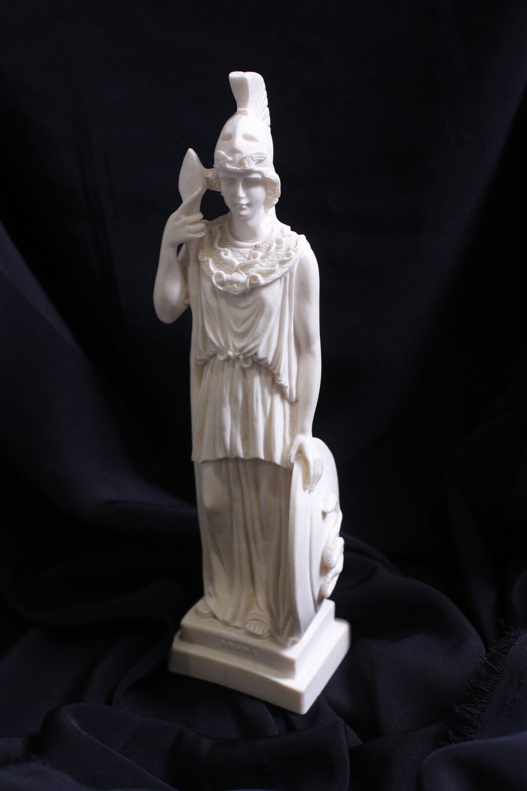 Goddess Athena, Warrior Statue, Greek Goddess, Snake Shield, Resin ...