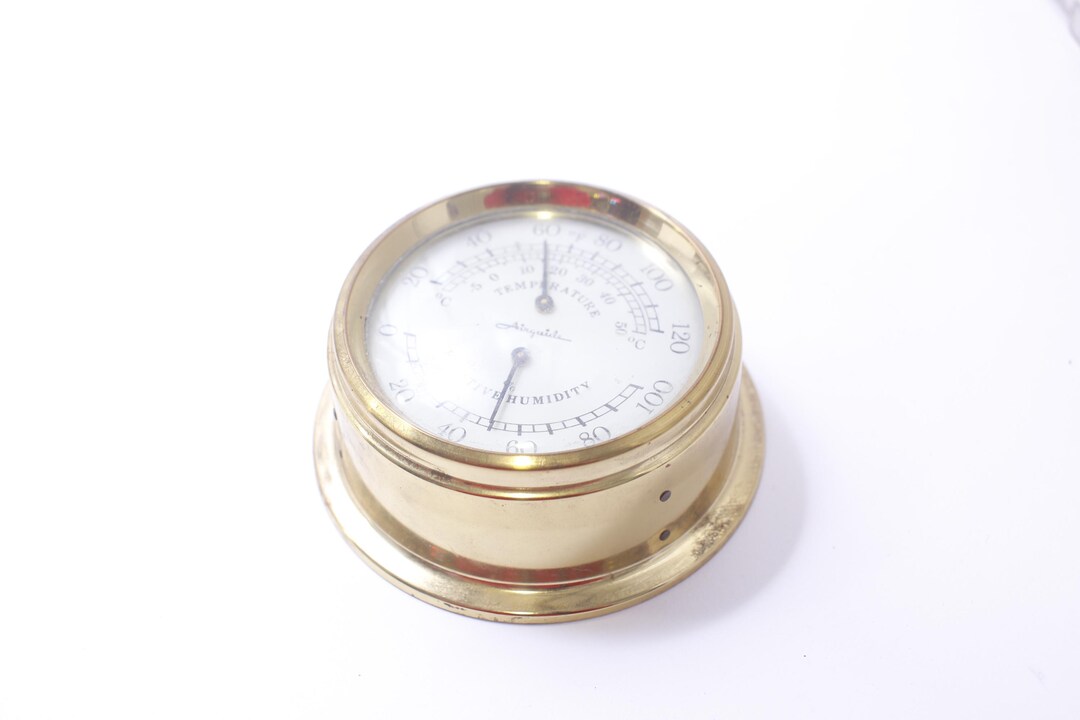Airguide, Thermometer and Hygrometer, Wall Mount, Temperature, Relative ...