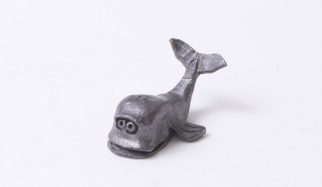 Whale, Sea Animal, Pewter, Tiny, Figurine, 1.2", Animal, Miniature ...