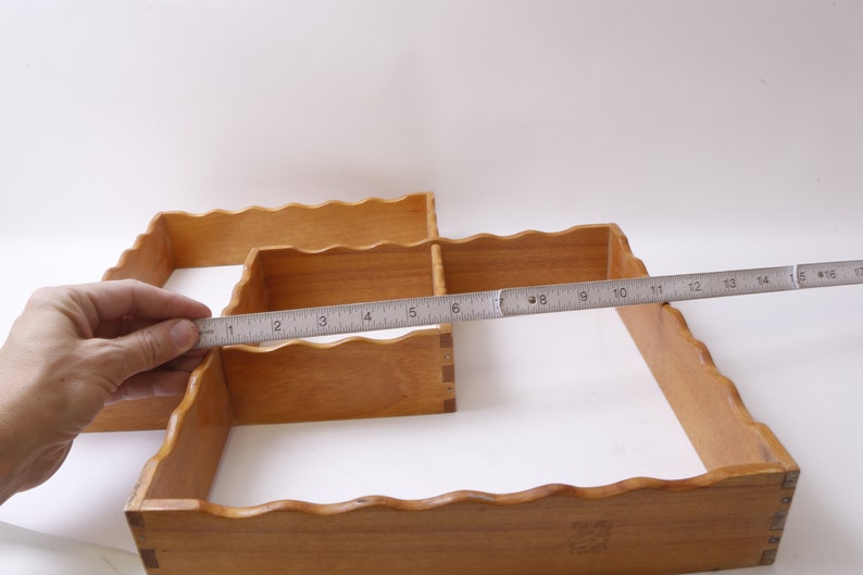 1950s Square Wood, Shelf, Square, Wall Hanging, Home, Interior, Decor ...