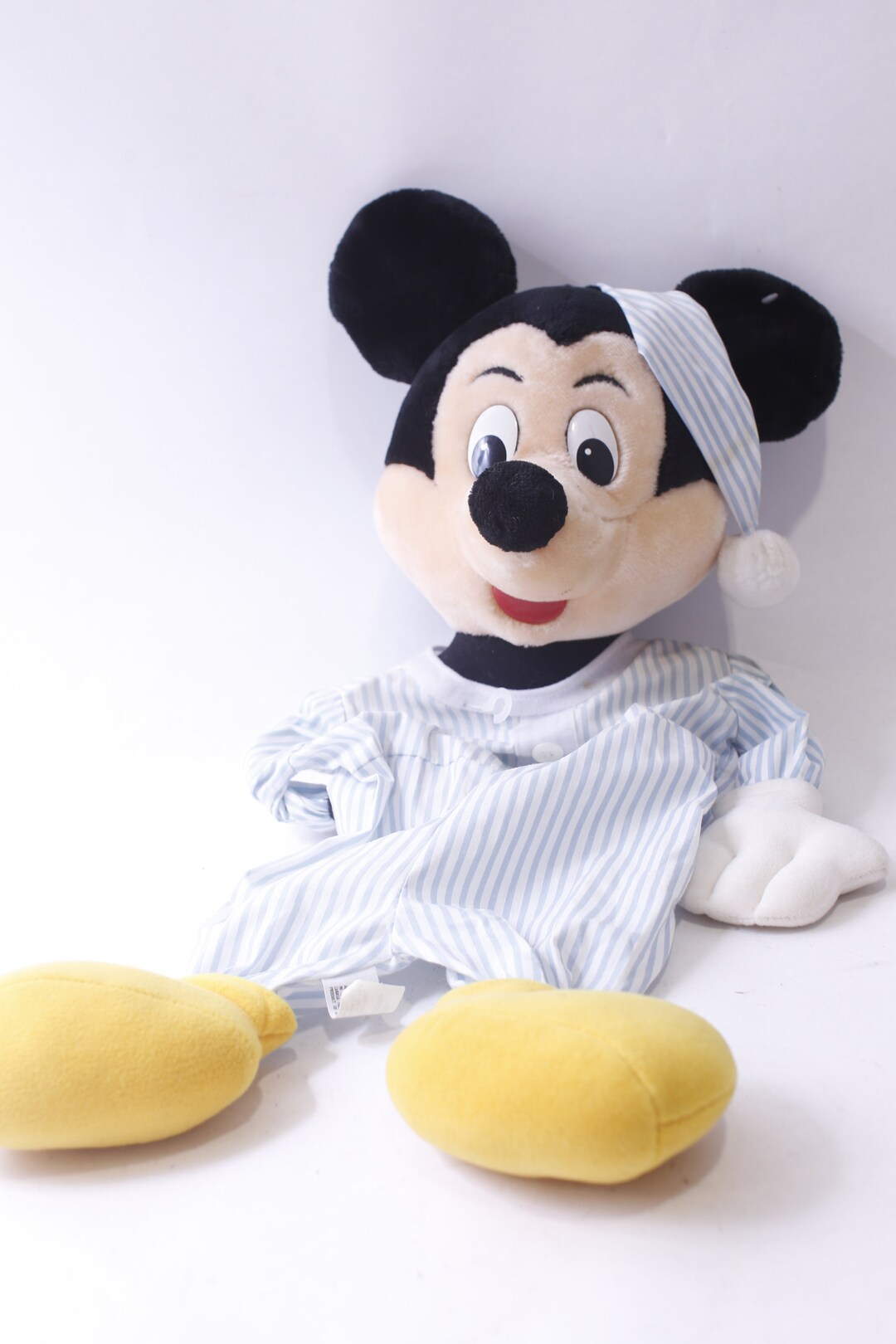Mickey Mouse, Plush Pajama Organizer, Disneyland Souvenir, Zipper Lock ...