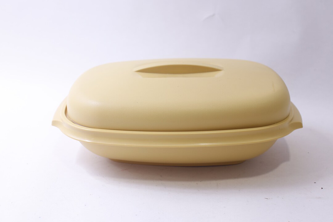 Tupperware Microwave Steamer, 3-piece, Plastic Food Container, Kitchen ...