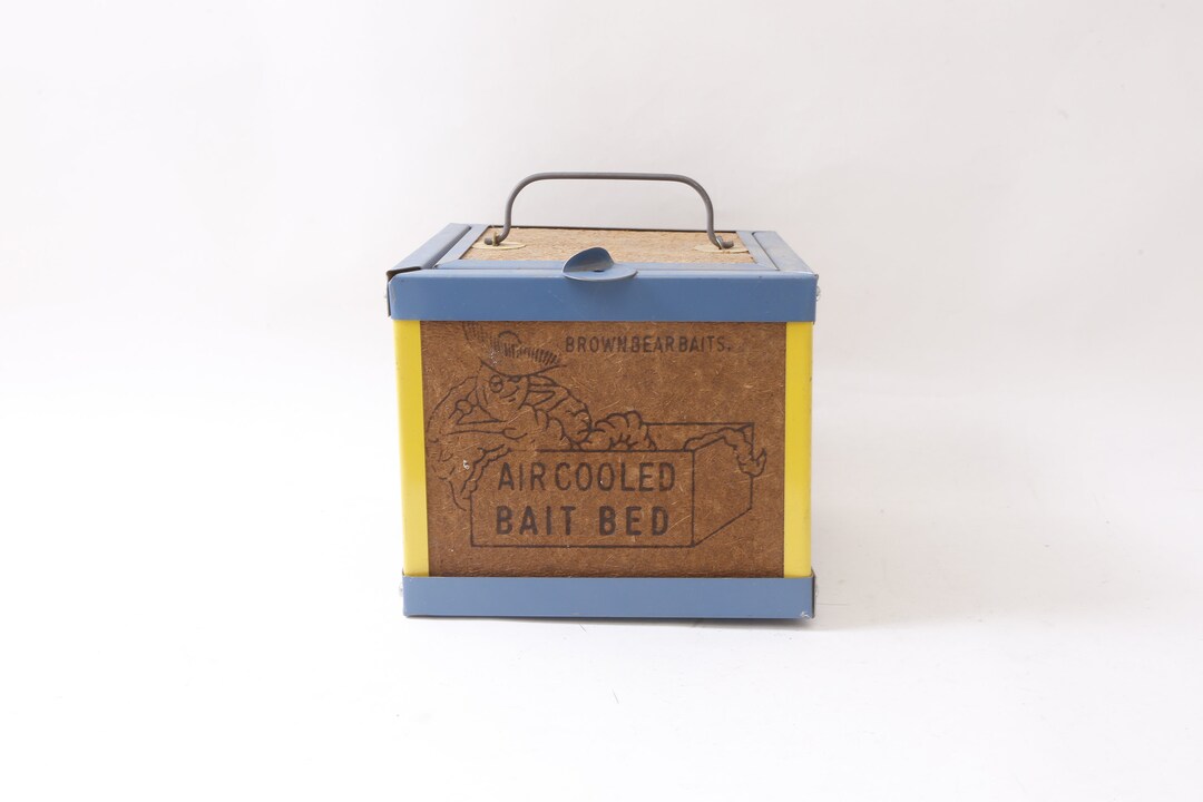 Aircooled Bait Bed, Brown Bear Baits, Box, Storage, Man Cave, Metal ...