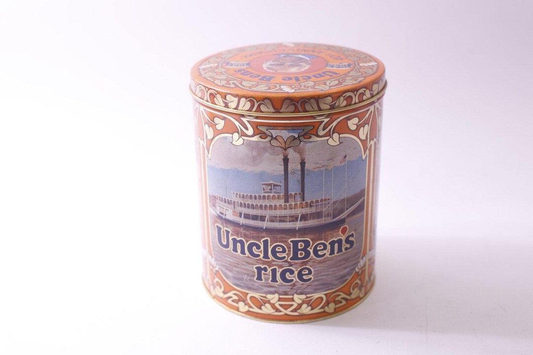 Uncle Ben's Rice, Box, Tin, Retro, Small Container, Kitchen Decor ...