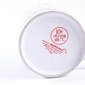 Diet, Pig With Donut on Scale, the Joy of Pigging Out, Applause, 1986 ...