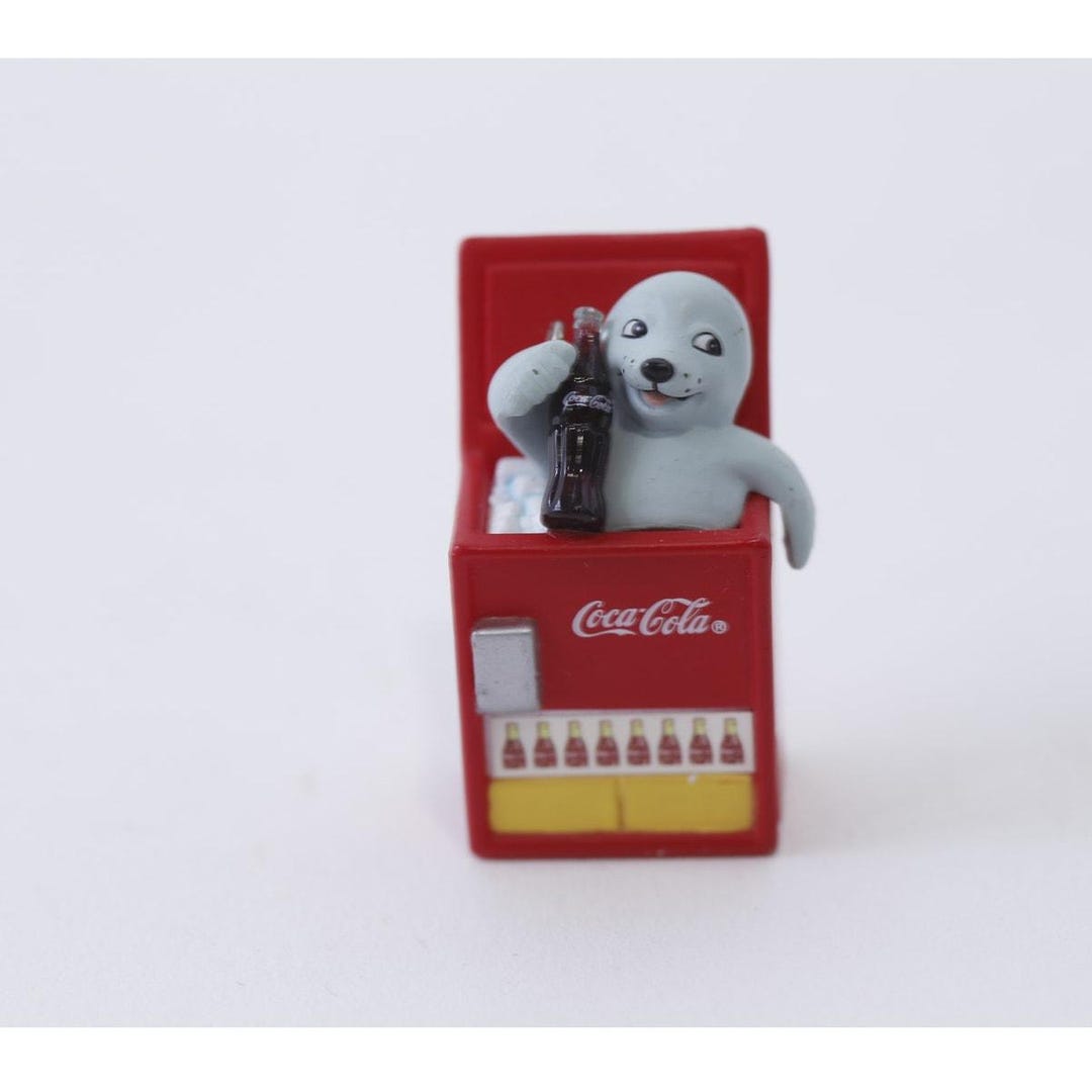 Coca-cola, Penguin, Seal, Vending Machine, Ornament, Christmas, Vintage ...