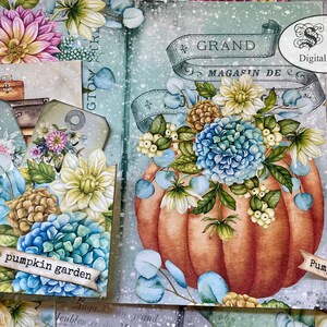 32 PDF Sheets, Pumpkin Harvest Fall Journal Kit, Autumn Junk Journal ...