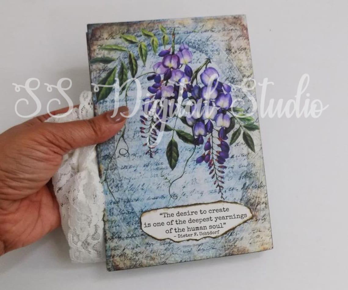 Ephemera Storage Booklet Folder Folio Junk Journal Kit - Etsy