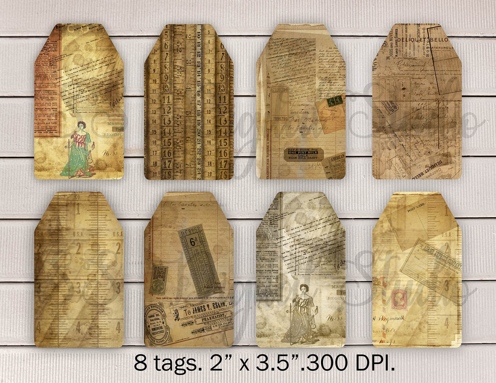 Layered Journal Pages, Printable Junk Journal, Digital Journal Kit ...