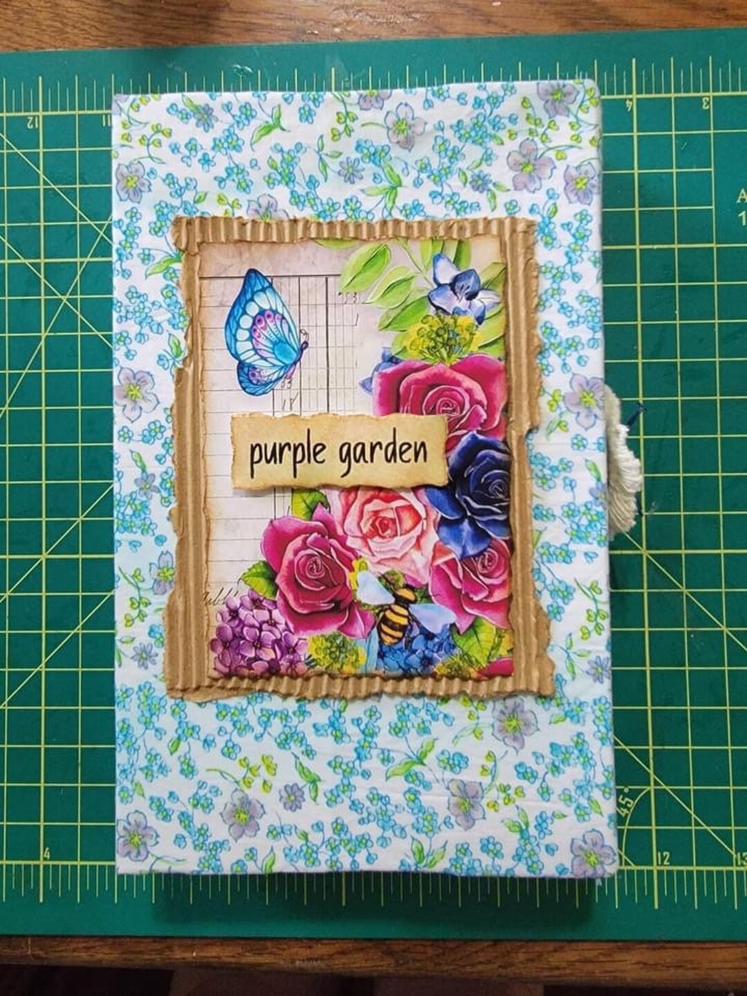 Purple Garden Ephemera Kit: Floral Journaling Cards (digital Download ...