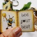 Bee Keeper Journal , Busy Bee , Mini Book, Book Charm, Printable Mini ...