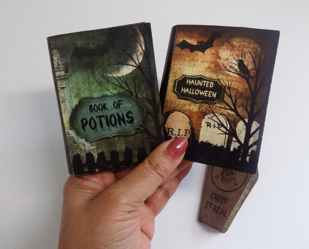Halloween Mini Book & Coffin Notebook Printable Kit (digital Download ...