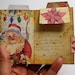 Christmas Mini Book Cute Joyful Santa Mini Book Notebook - Etsy