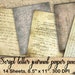 14 Sheets Landscape Script Letter Note Old Journal Paper - Etsy