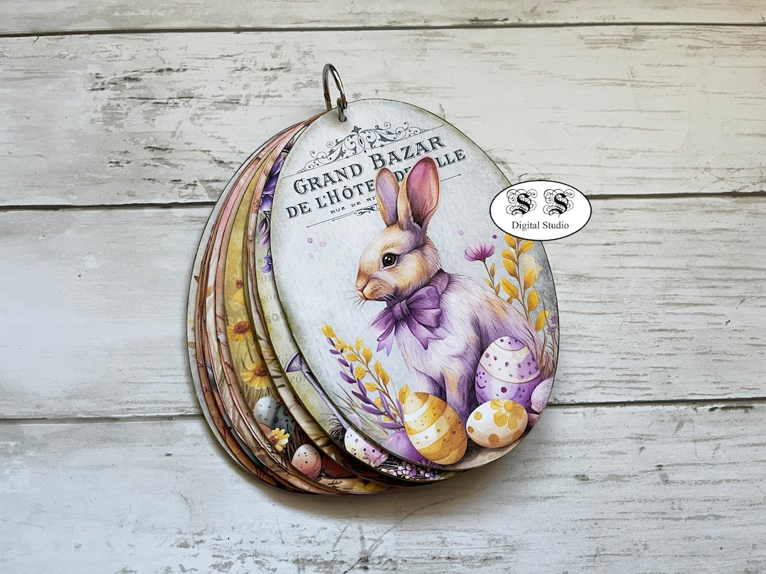 Easter Egg Wonderland - Digital Printable Ephemera for Journaling ...