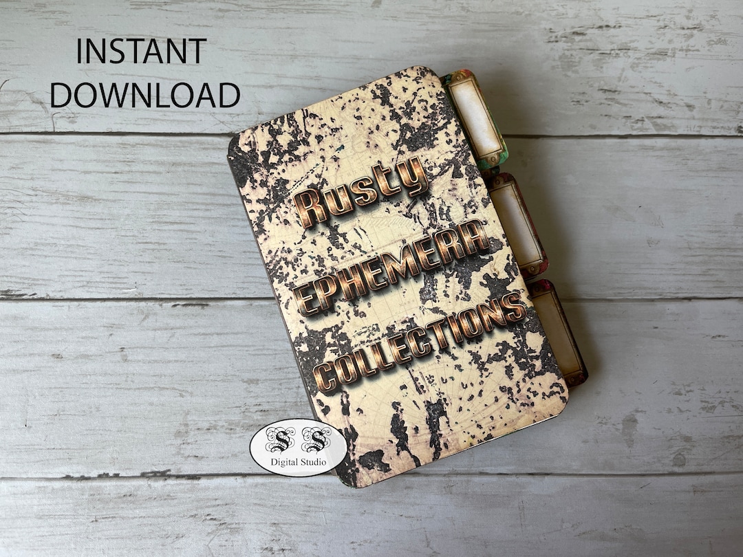 Ephemera Storage Booklet, Folder, Folio, Junk Journal, Kit, Journal ...