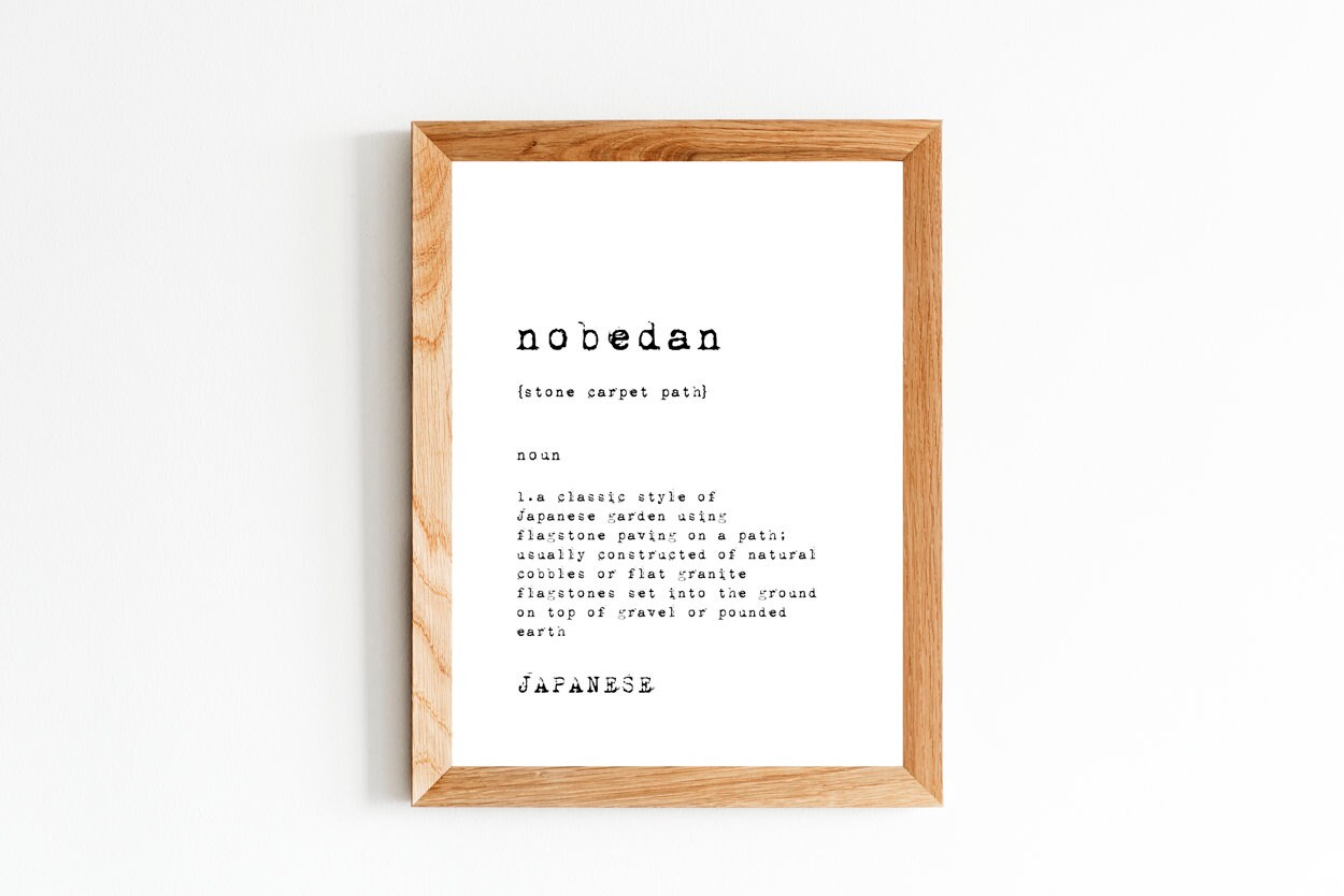 Definition 8x10 Zen Wall Art/word Definition/print Definition ...