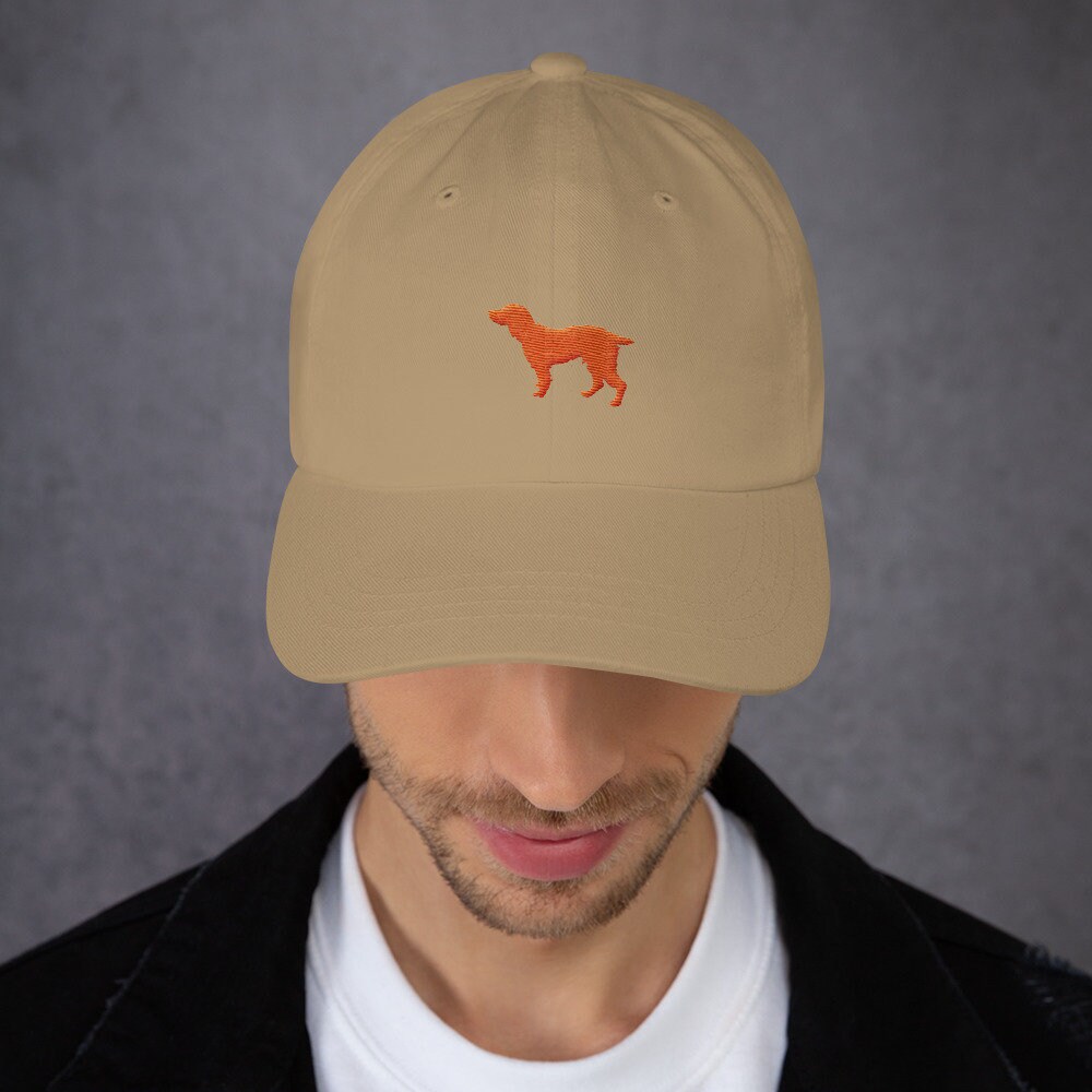 Boykin and Hunt Co. Orange Boykin Spaniel Khaki Tan Adjustable Hat - Etsy