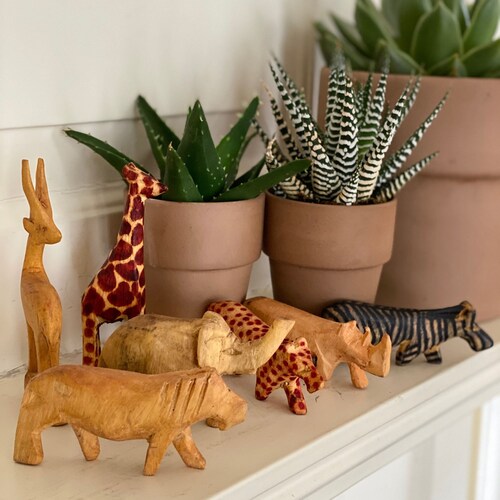 African Hand Crafted Animals - Etsy