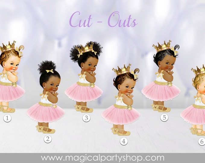 Baby Shower Centerpiece Princess Basketball Pink Gender Reveal Vintage ...