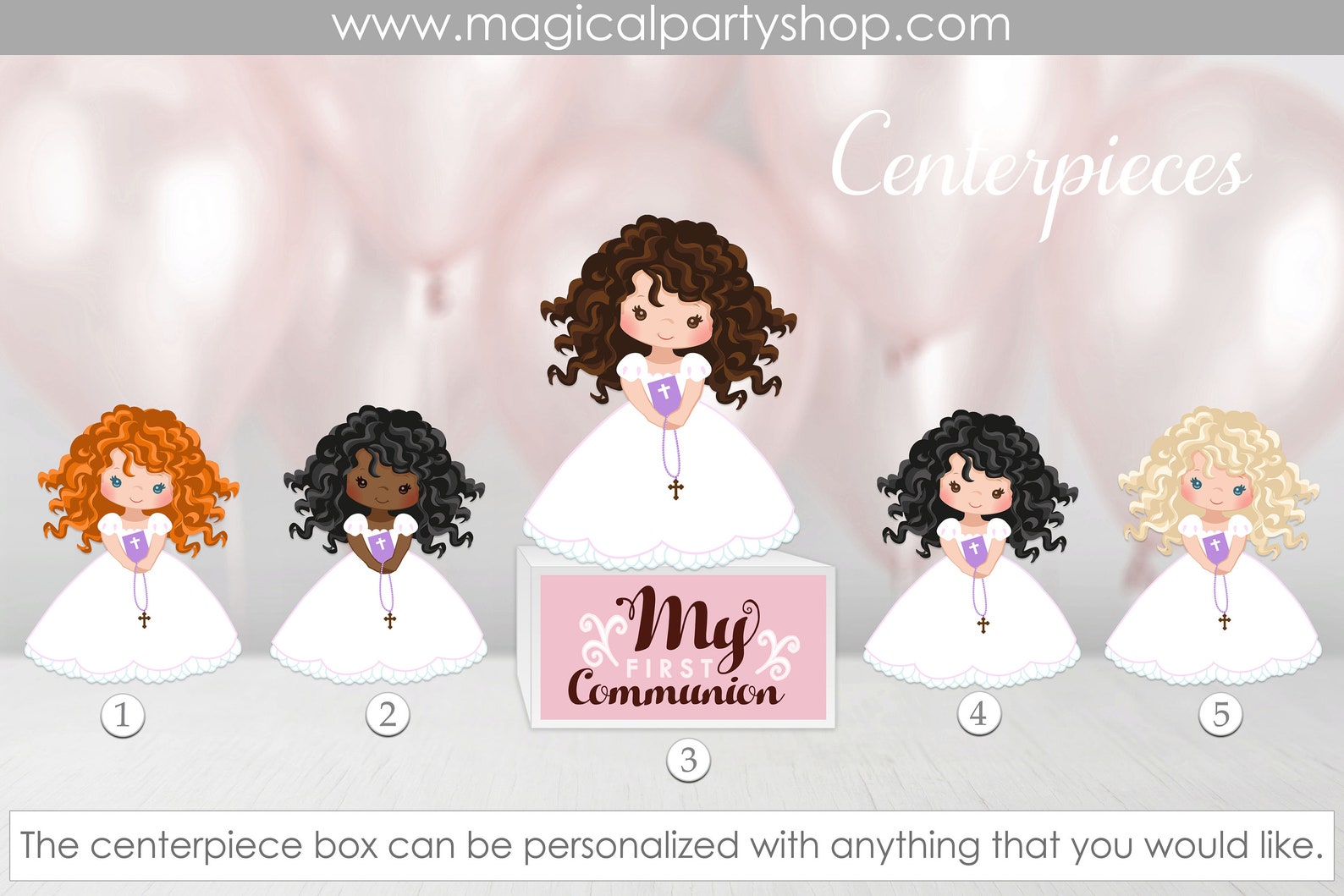 First Communion Girls | Communion Centerpieces | Bible, Rosary, Veil ...