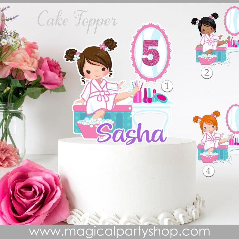 Spa Cake Topper - Etsy