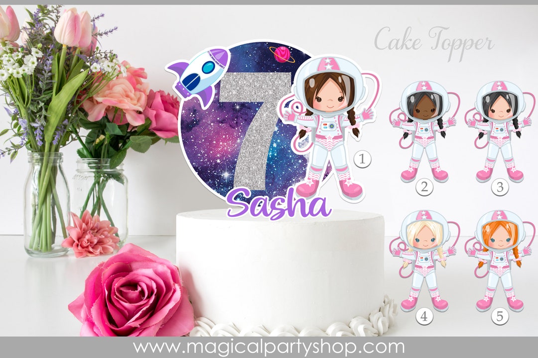 Galaxy of Stars Cake Moon and Stars Cake Topper Outter Space Cake ...