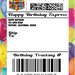 Happy Birthday Fake Shipping Labels, Happy Birthday Express Shipping - Etsy
