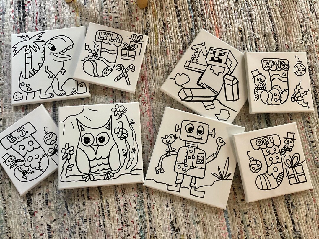 DIY Paint Kit for Kids / Collage Art Kit - Etsy