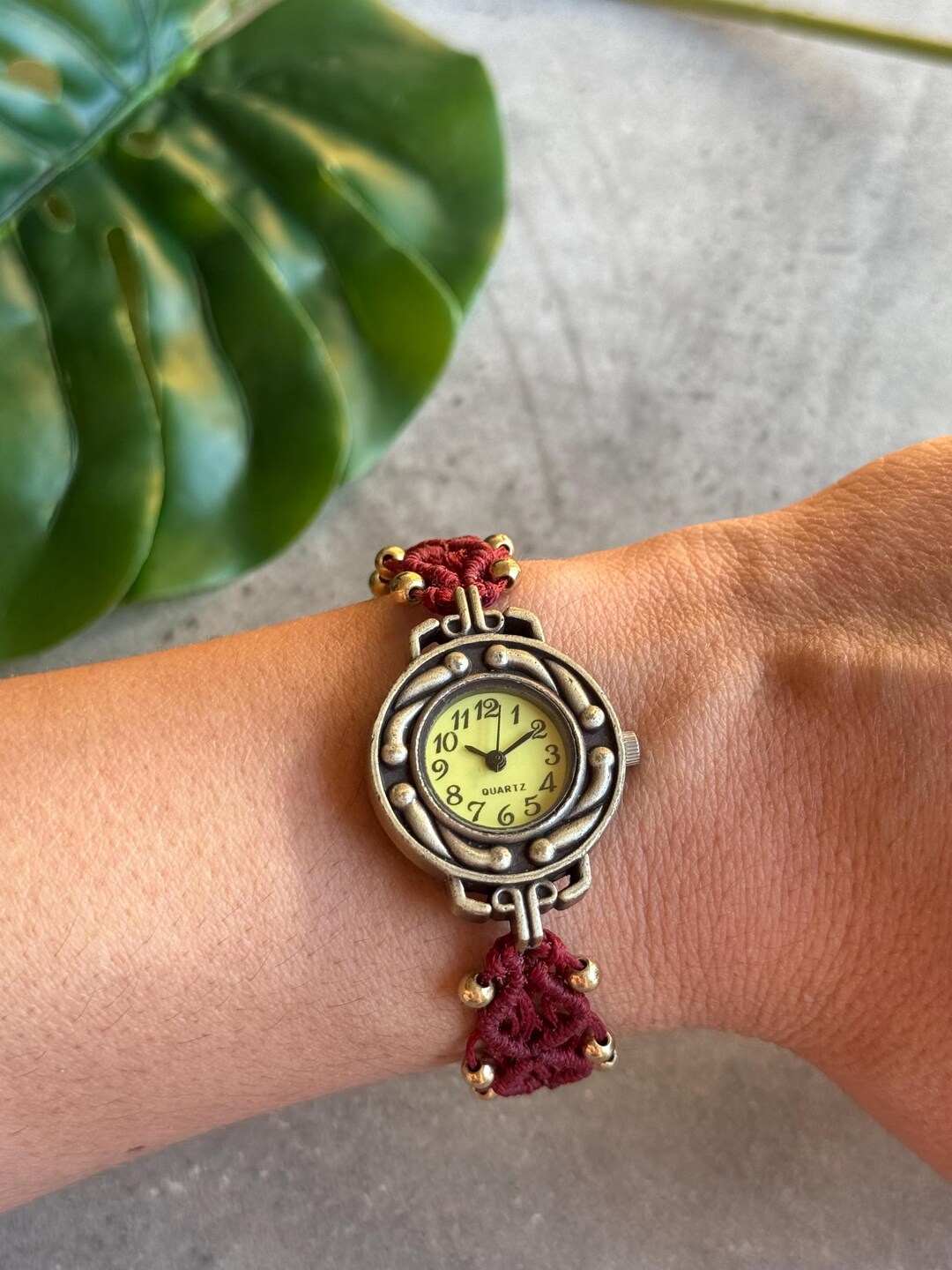 Macrame Watches, Macrame Bracelet, Women's Wrist Watches - Etsy
