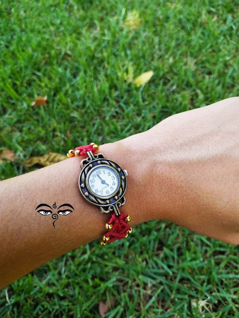 Macrame watches macrame bracelet women's wrist watches | Etsy