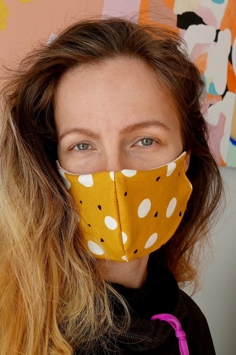 Double Sided Face Mask PDF Pattern, Three Different Sizes, Instant ...