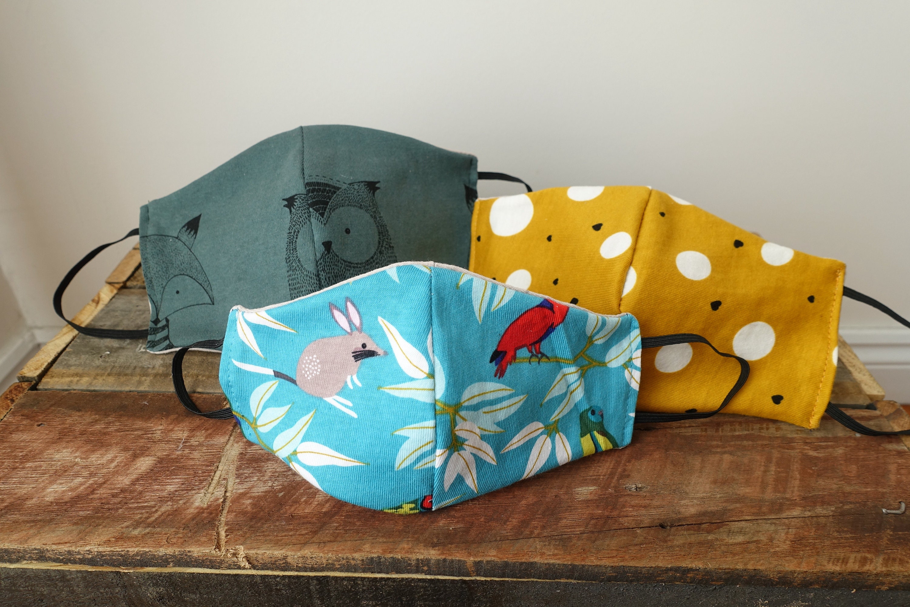 Double Sided Face Mask PDF Pattern, Three Different Sizes, Instant ...