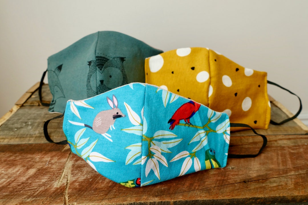 Double Sided Face Mask PDF Pattern, Three Different Sizes, Instant ...