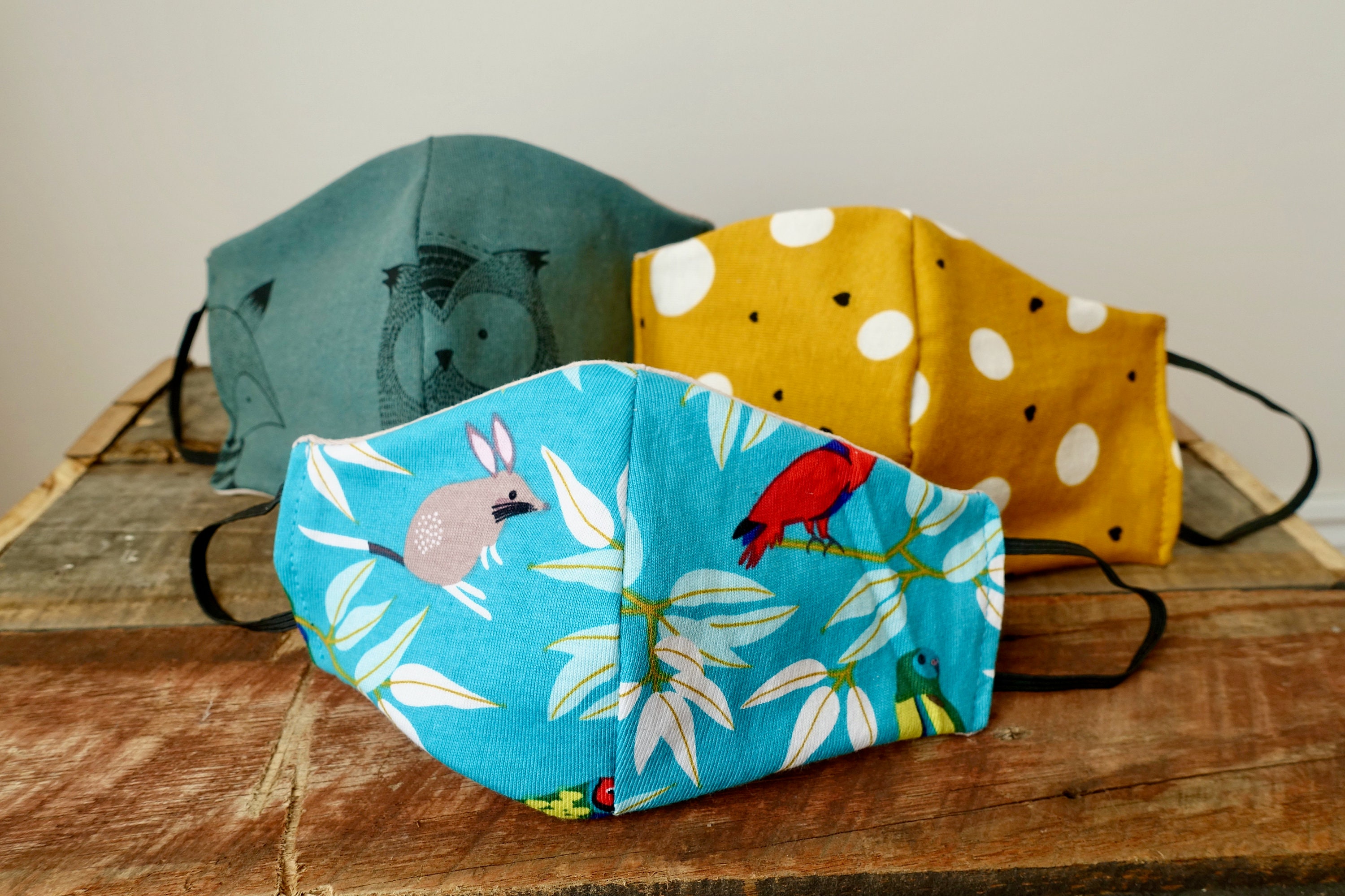 Double Sided Face Mask PDF Pattern, Three Different Sizes, Instant ...