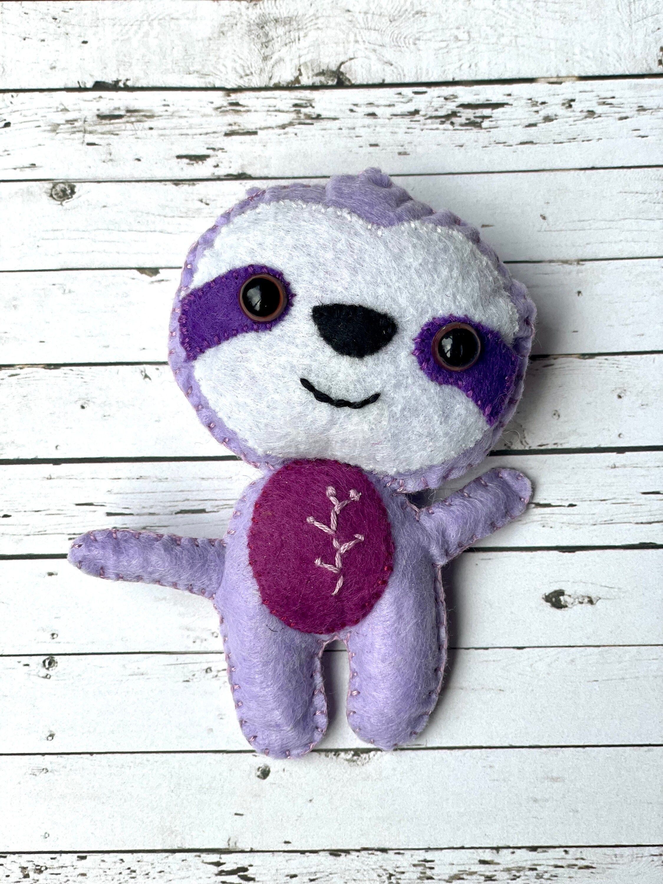 Pdf Pattern Felt Sloth Pattern, Sloth Sewing PDF Tutorial, DIY Sloth ...