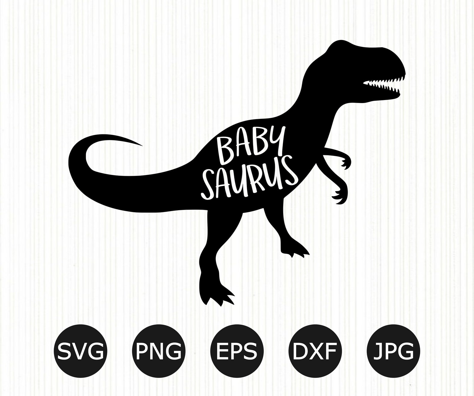 Baby Saurus SVG File Download T-rex Cut File Digital Download for ...