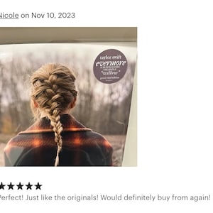 Evermore Album Hype Sticker All Variants, Green Vinyl Edition, Dupe ...