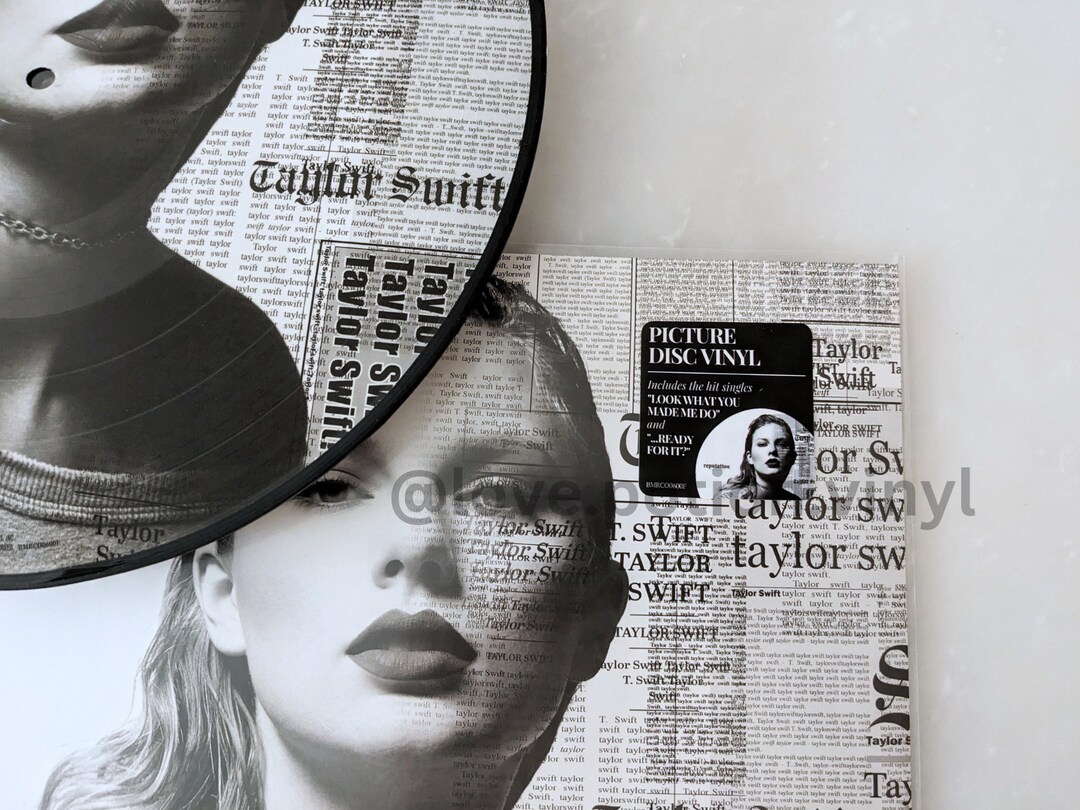 Reputation Hype Sticker Picture Discs, Dupe Hype Sticker, Replica Hype ...
