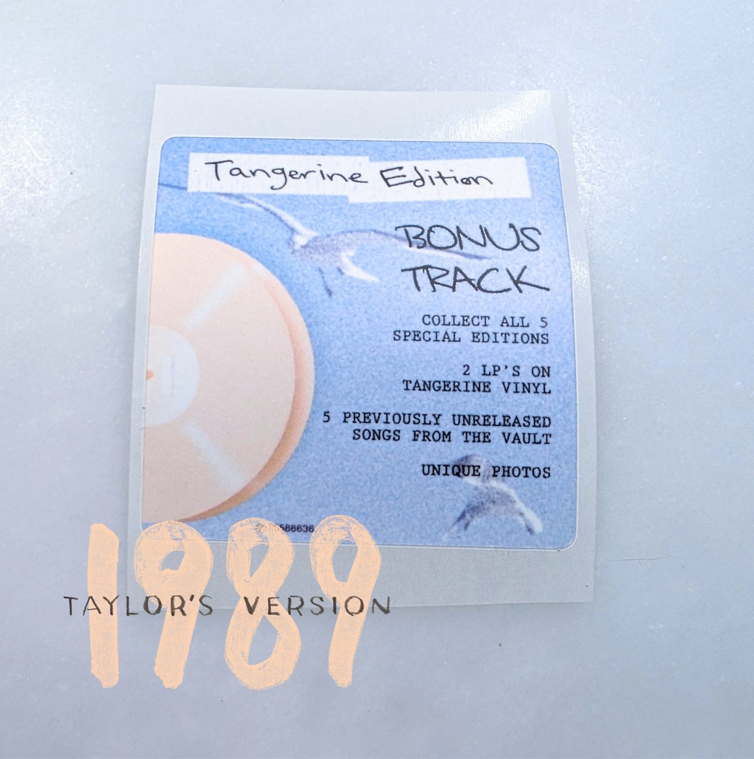 89 TV Album Hype Sticker Tangerine Orange Vinyl Edition, Dupe Hype ...