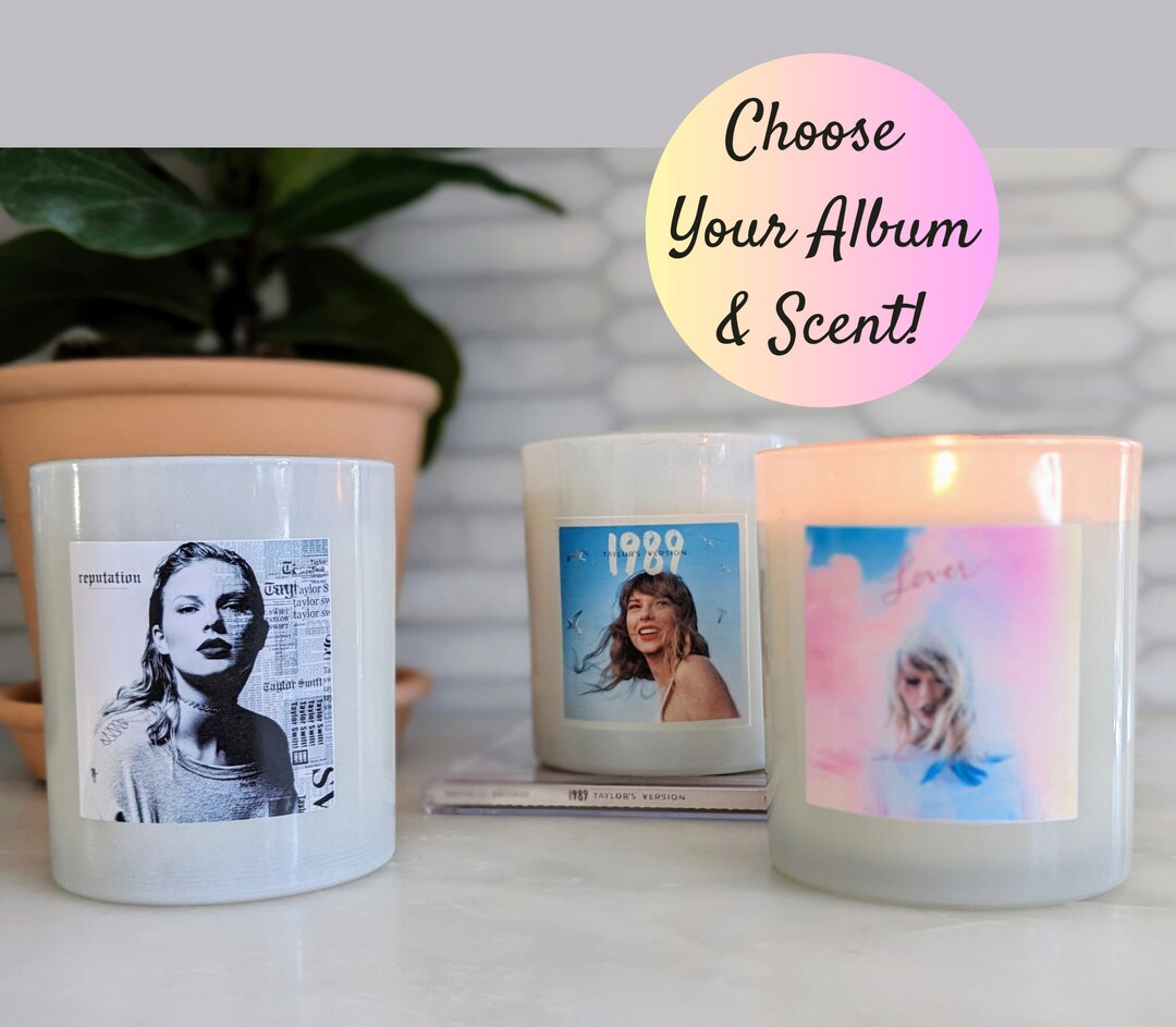 Album Cover Candle Build Your Own, Custom Candle, Pop Music Gift, Pick ...